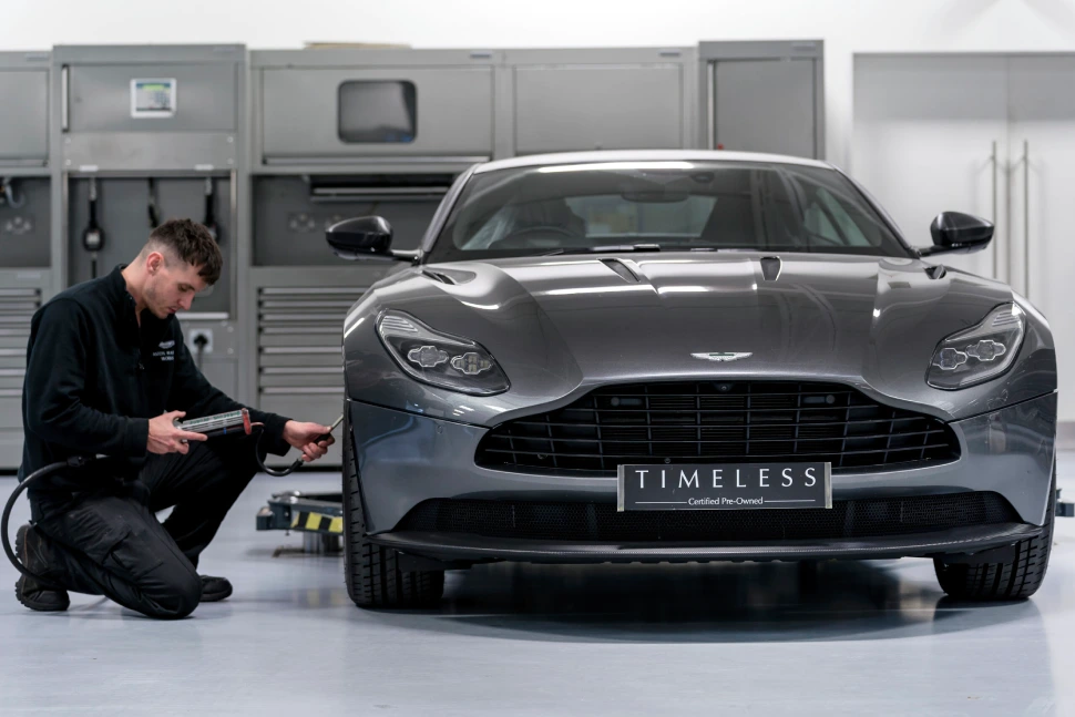 Aston Martin in Service Center